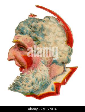Clowns - Victorian Scrap Stock Photo - Alamy