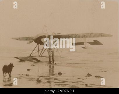 Borel Hydro-monoplane at the Monaco Schneider Trophy Contest, April ...