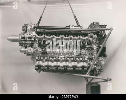 Rolls-Royce Exe 24-cylinder, air-cooled, X-block, sleeve-valve engine ...