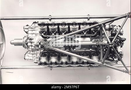 Rolls-Royce Exe 24-cylinder, air-cooled, X-block, sleeve-valve engine ...