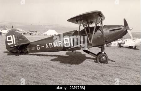 Hawker Hart II, G-ABMR, in post-war racing colours at the 50 years of ...