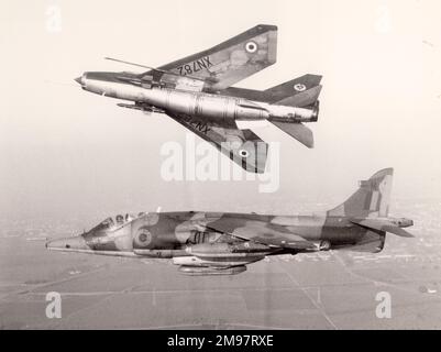 Royal Air Force BAC Lightning F Mk.6 XS903 'BE' of No. 11 Squadron RAF ...