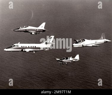 A BAC Jet Provost T4 training aircraft of the RAF Stock Photo - Alamy