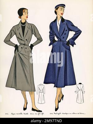 French Fashions - 1950s Stock Photo - Alamy