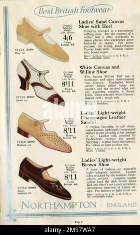 W Barratt & Co Ltd shoe catalogue, shoes Stock Photo - Alamy
