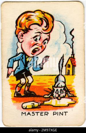 Happy Familes Playing Cards - Master Bone Stock Photo - Alamy