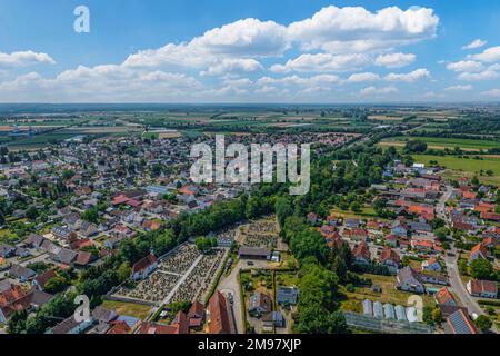 The region around the horticultural town of Gundelfingen in the Swabian ...