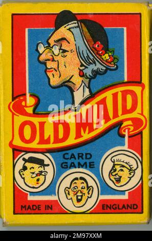 Old Maid card game - box design Stock Photo - Alamy