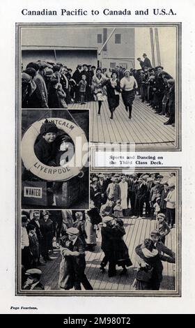 Third class deck Stock Photo - Alamy