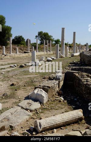 Turkey, Antalya - Alanya, Side: Agora (2nd century AD Stock Photo - Alamy