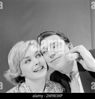 Advertisement for Remington shaver -- male and female models (Sandra ...