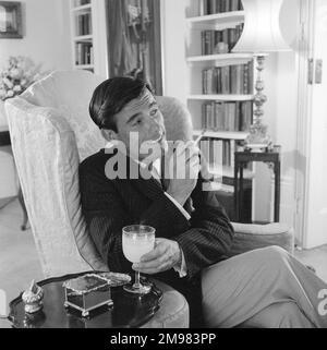 Advertisement for Life cigarettes -- male model (Peter Anthony) posing ...