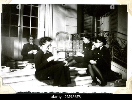 WRNS Quarters in Saint Germain, France, WW2 Stock Photo - Alamy