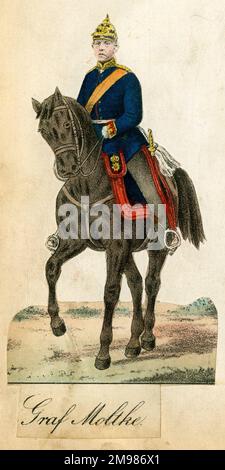 Helmuth Graf von Moltke (1800-1891), Count since 1870, Prussian Field ...