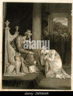 Esther and Ahasuerus Stock Photo - Alamy