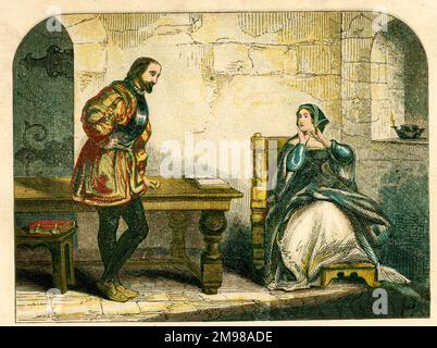 The execution of Anne Boleyn at the Tower of London on the 19th May ...