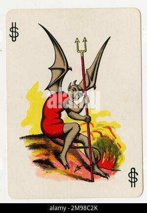 Vanity Fair Transformation Playing Cards - Queen of Diamonds Stock ...