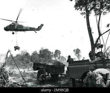 Westland Wessex HC2 of No103 Squadron based at SAF Tengah, Singapore ...
