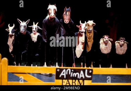 centre left: Boxer right: Clover in ANIMAL FARM by George Orwell at the ...