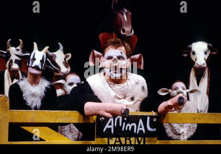 Barrie Rutter (Napoleon) in ANIMAL FARM by George Orwell at the Olivier ...