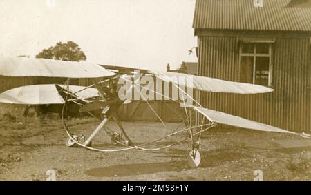Baden-Powell Scout monoplane (The Midge) during construction Stock ...
