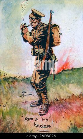 Soldier with tobacco pipe Stock Photo - Alamy