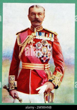 Lord Herbert Kitchener, Secretary of State for War, WW1 Stock Photo - Alamy
