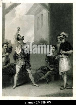 Scene from Shakespeare's Measure for Measure Stock Photo - Alamy