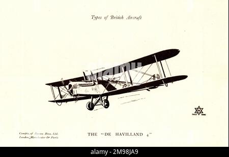 Types of British Aircraft -- The De Havilland 5 Stock Photo - Alamy