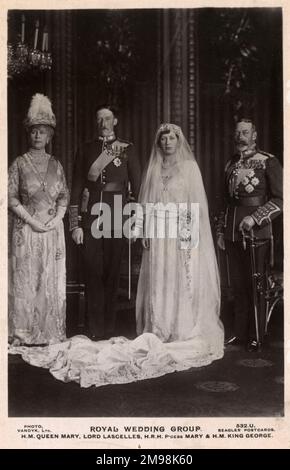Queen Mary and daughter Princess Mary Stock Photo - Alamy