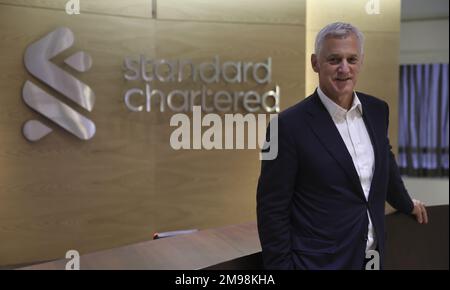 Standard Chartered CEO Bill Winters poses for a picture at Standard ...