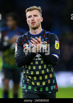 Coventry City's Jamie Allen applauds the fans at full time after during ...