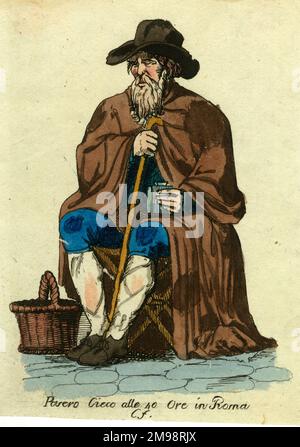 Poor Blind Man Stock Photo - Alamy