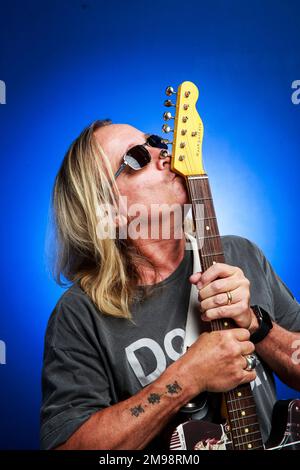 Cheap Trick's Robin Zander photographed in Bristol, England, UK Stock ...