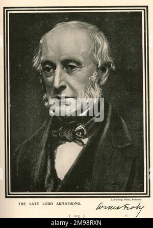 Lord Armstrong 1810 1900 Stock Photo - Alamy