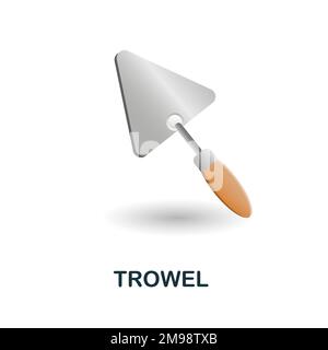 Scraper icon. 3d illustration from construction instruments collection ...