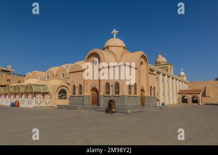 Saint Pishoy (Bishoi) monastery in Wadi El Natrun, Egypt Stock Photo ...