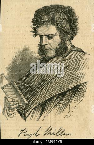 Hugh Miller )1802-1856), Scottish geologist Stock Photo - Alamy