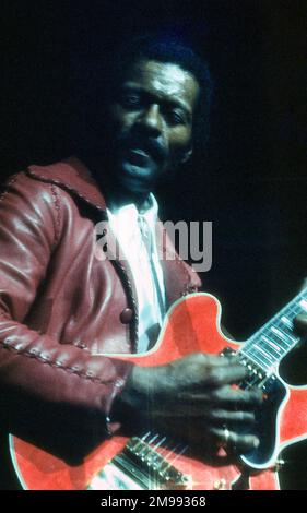 Chuck Berry Concert London 1975 Stock Photo - Alamy