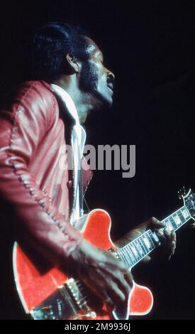 Chuck Berry Concert London 1975 Stock Photo - Alamy