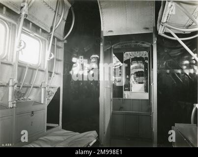 Interior of the Short S14 Sarafand, S1589, looking forward. The ...