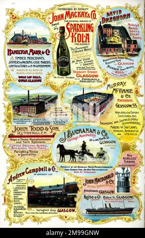 Advert for Andrew Campbell & Co, Ship Builders, Engineers and Repairs ...