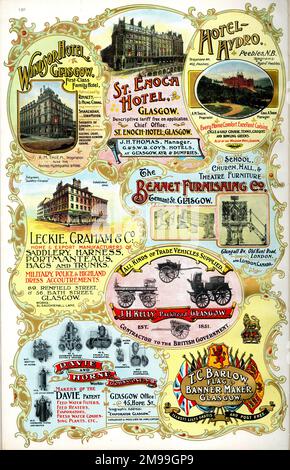 Advert, Leckie, Graham & Co, Saddlery, Harness, Bags and Trunks ...
