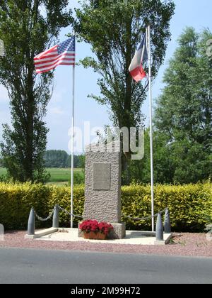 American Second Infantry Division Memorial by Bunker WN65 at the St ...