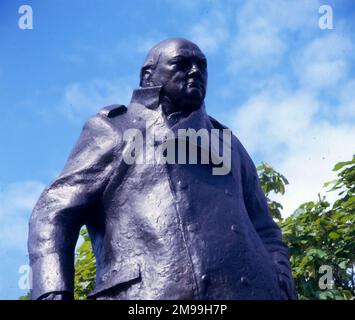 Winston Churchill Face Stock Photo - Alamy