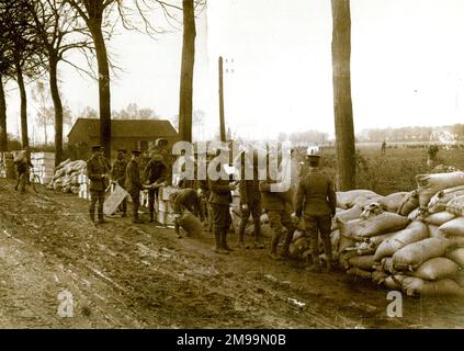 WW1 World War I - Mail sorting, France Stock Photo - Alamy