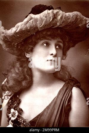 Unknown Victorian actress Stock Photo - Alamy
