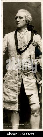 Herbert Beerbohm Tree, English actor and theatre manager, in the title ...