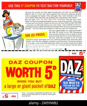 Daz washing powder Stock Photo - Alamy