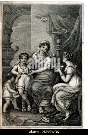 Cornelia, Mother of the Gracchi Stock Photo - Alamy